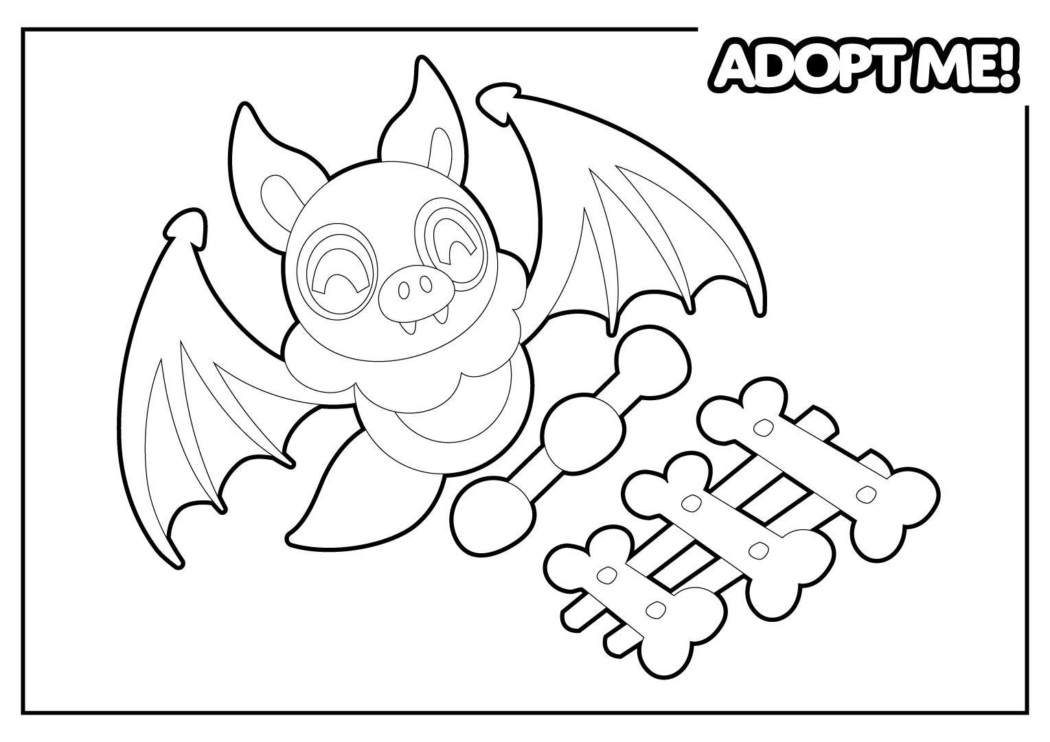 Coloring Pages - Adopt Me!